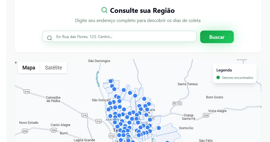 Nova ferramenta online permite consultar dias e horários da coleta de ...