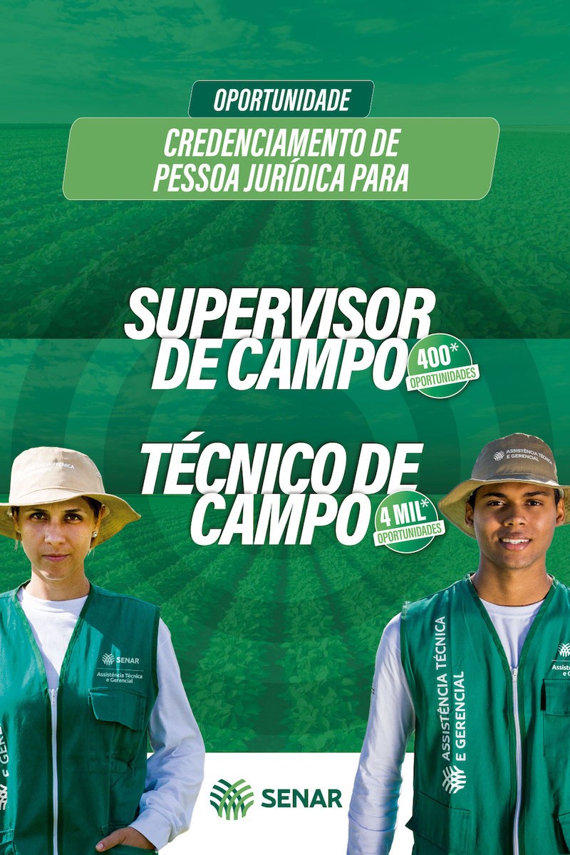 Senar - PI abre credenciamento para supervisores e técnicos de campo de ...